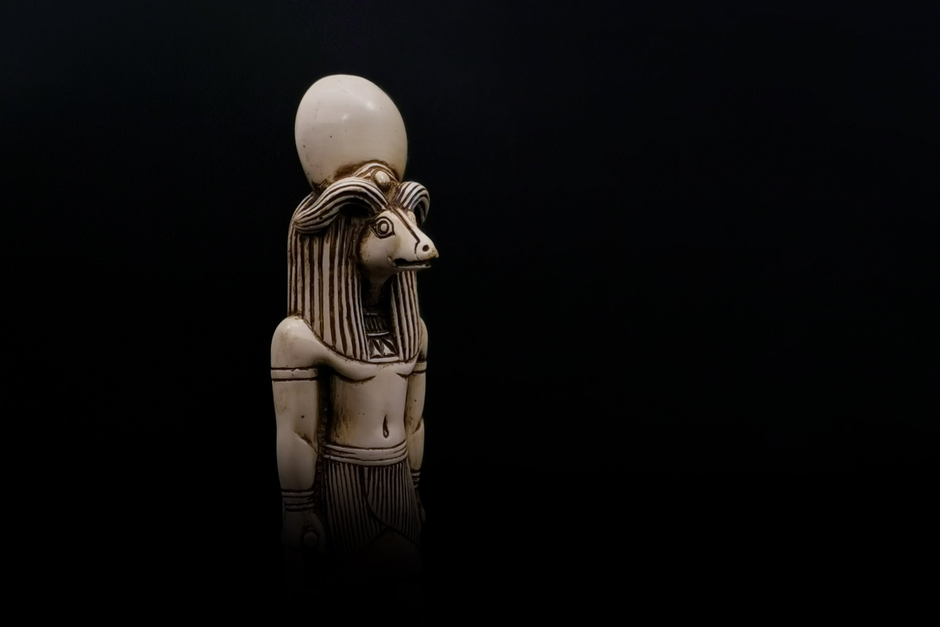 Ancient Egyptian God Khnum Statue Made in Egypt | Etsy