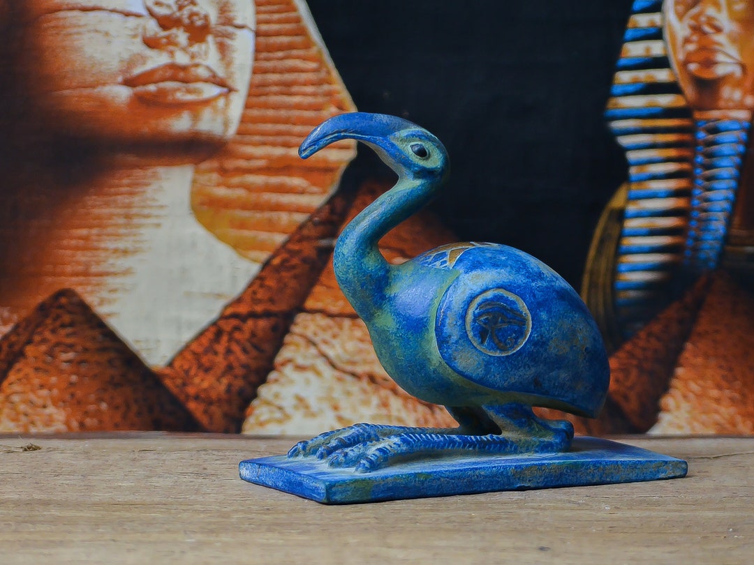 Statue of Ibis the God Thoth, God of Wisdom and Knowledge. Made of ...