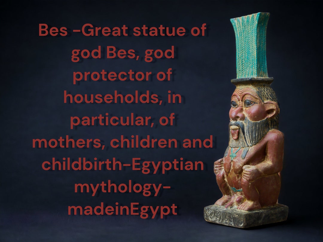 Bes great Statue of God Bes God Protector of Households in - Etsy
