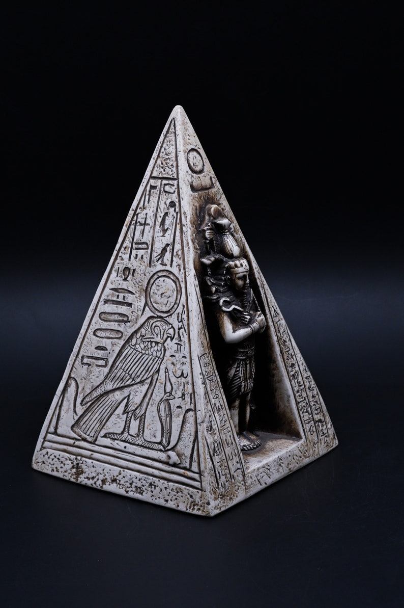 Pyramids Egyptian Art Pharaonic Inscriptions Black Made in - Etsy