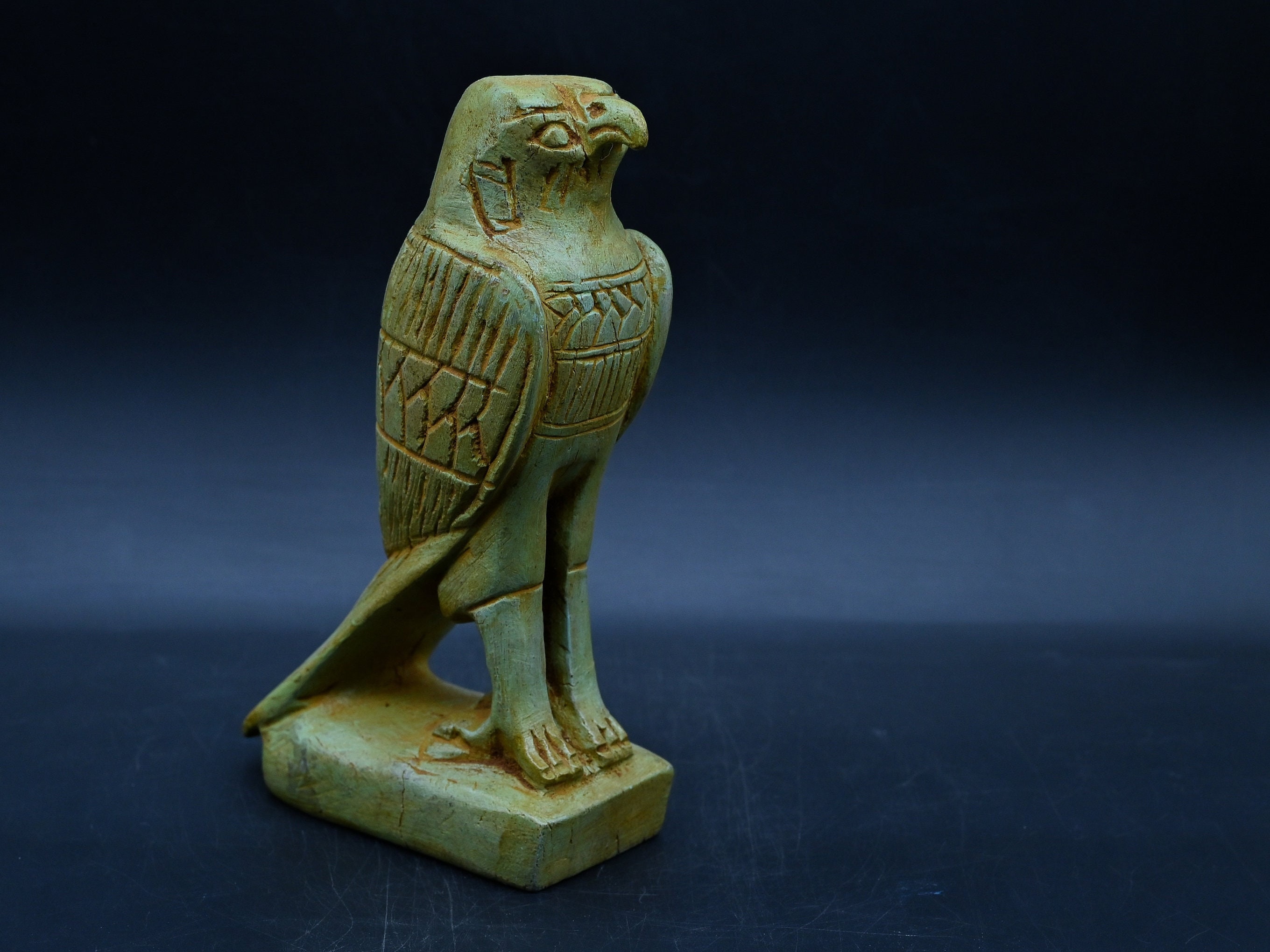 Blue Falcon Statue