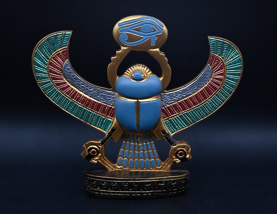 Rare Antique Ancient Egyptian Winged Scarab Beetle Khepri