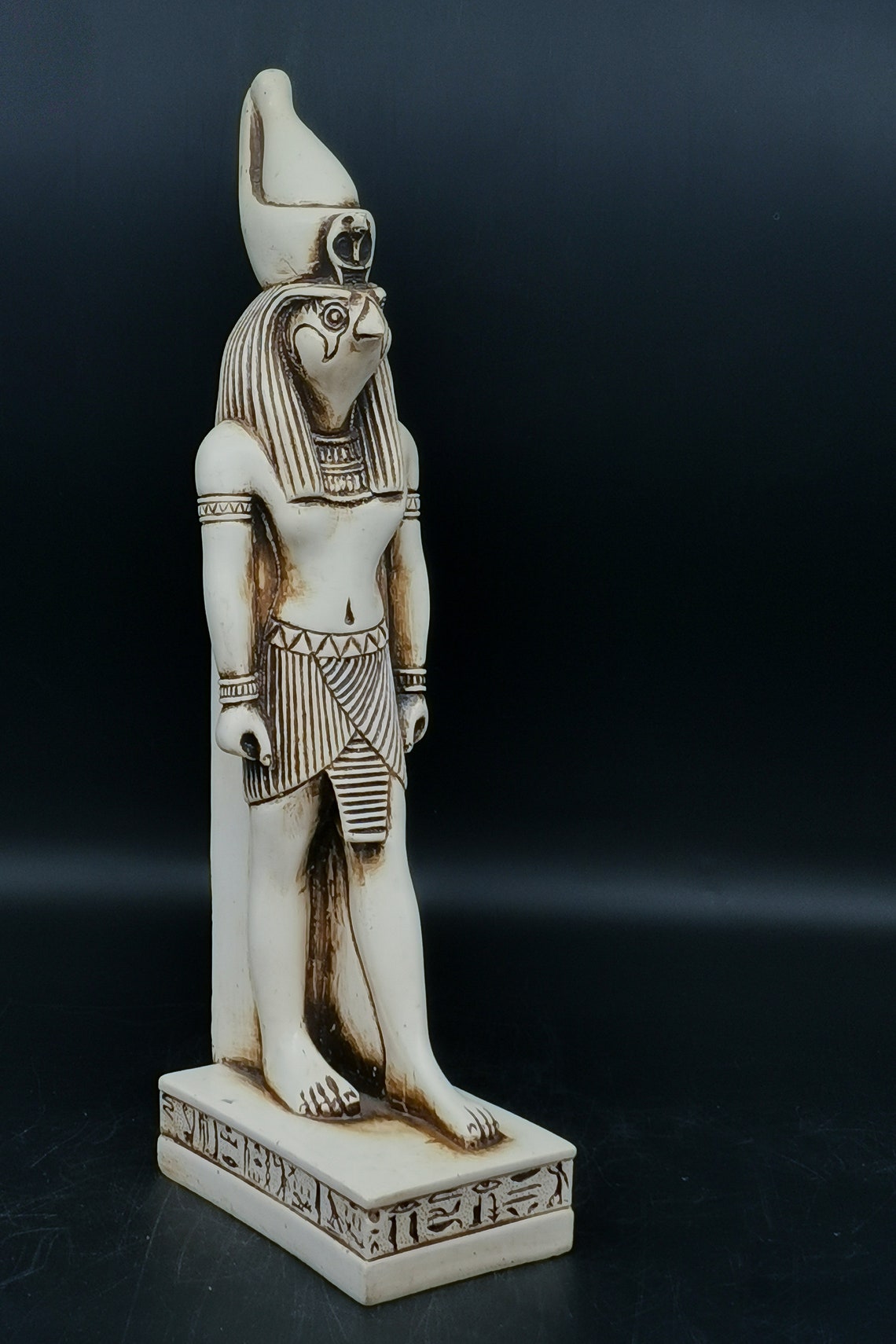 Egyptian Statue of God Horus solid stone 2 size made in | Etsy