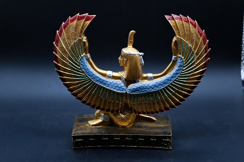 Egyptian Statue of Goddess Maat Goddess of Justice Open Wings - Etsy