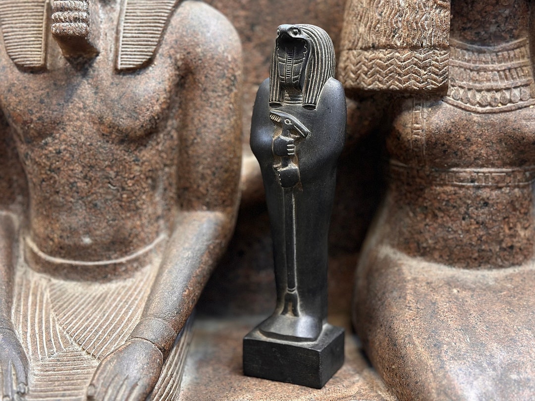 Rare Great Statue of the Goddess Meretseger the Protector of the Royal ...