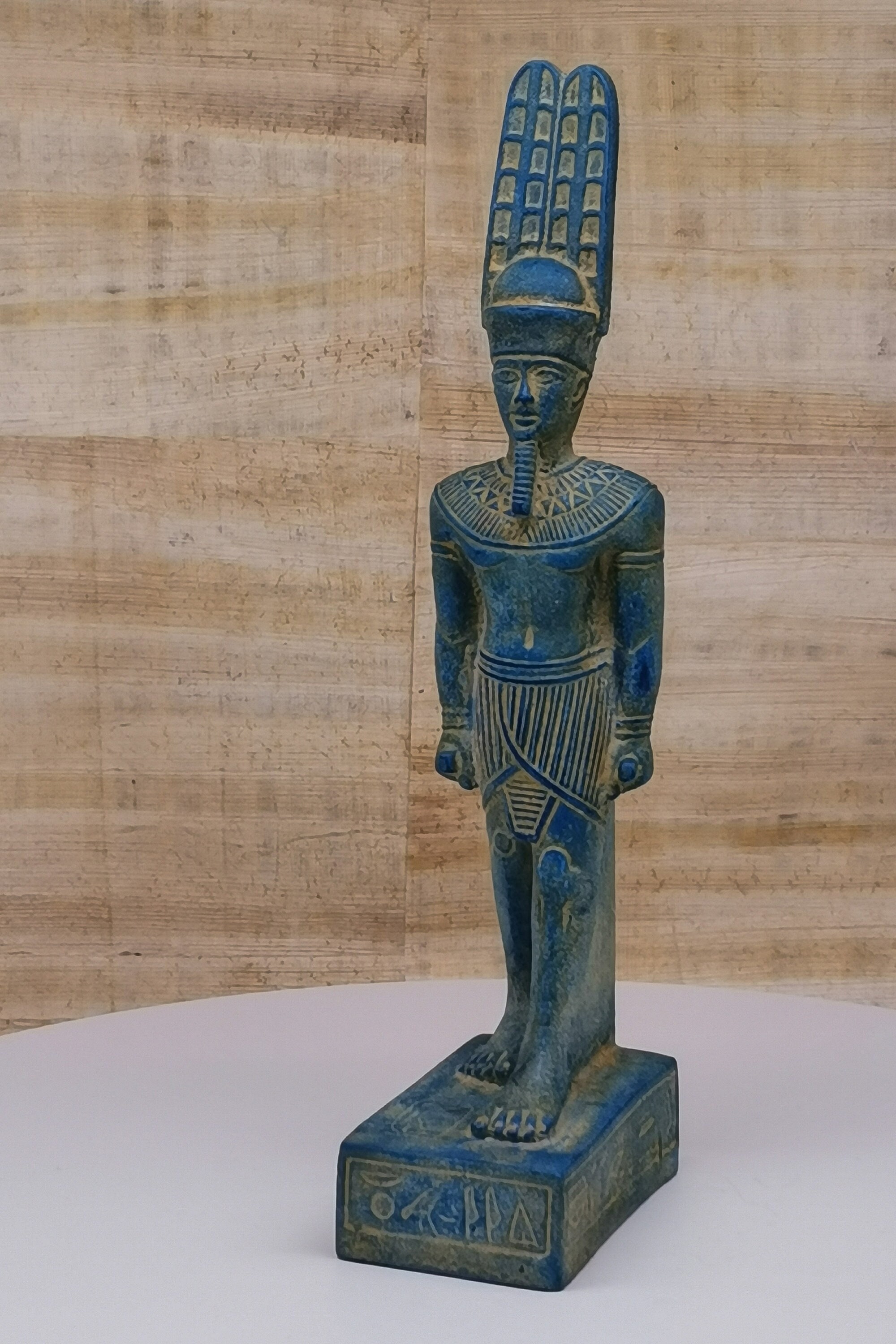 Egyptian Statue of God Amun Ra God of the Sun Wind and | Etsy