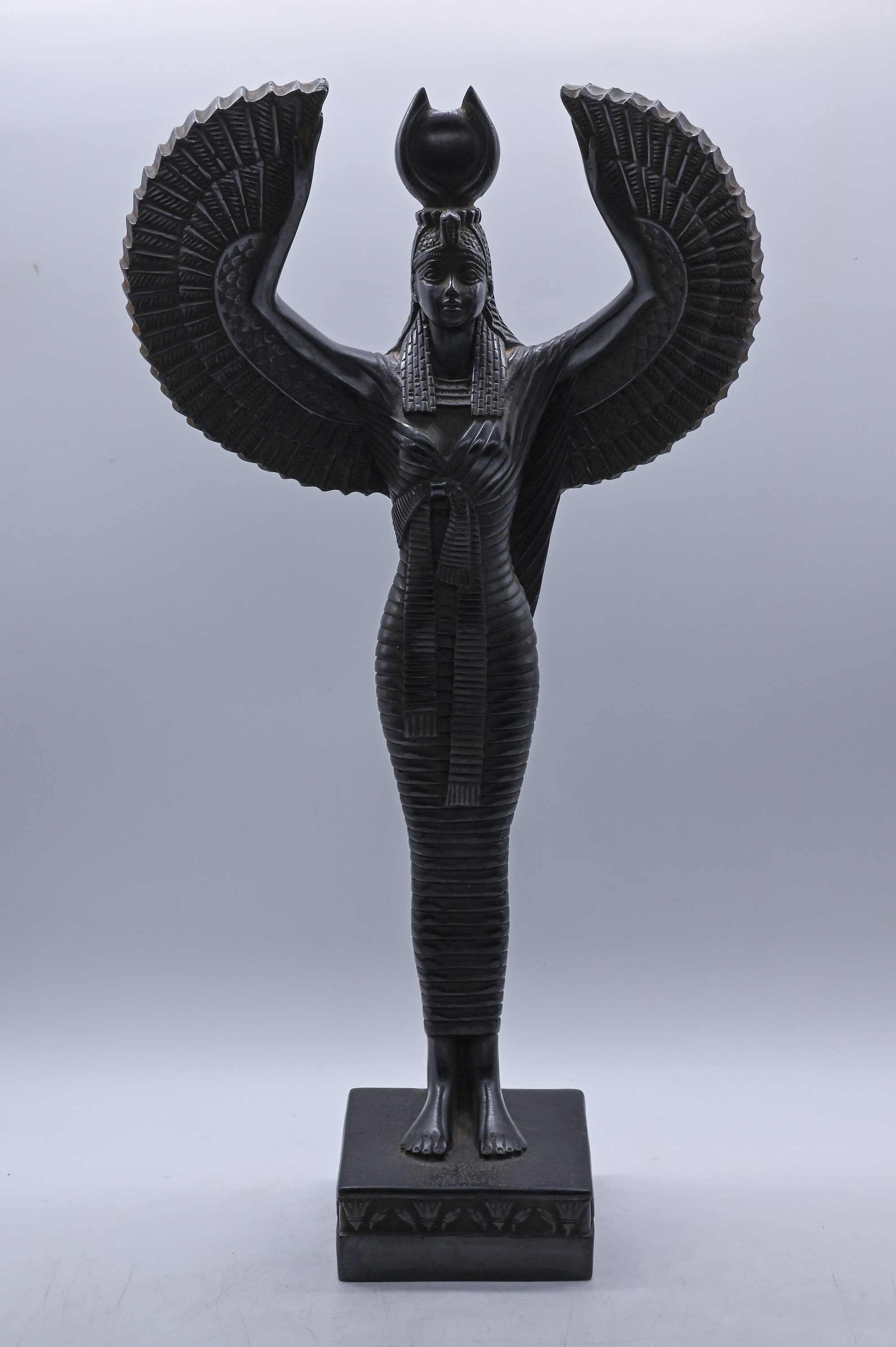 Egyptian Statue of the Goddess Isis With Open Wings 3 Colors - Etsy