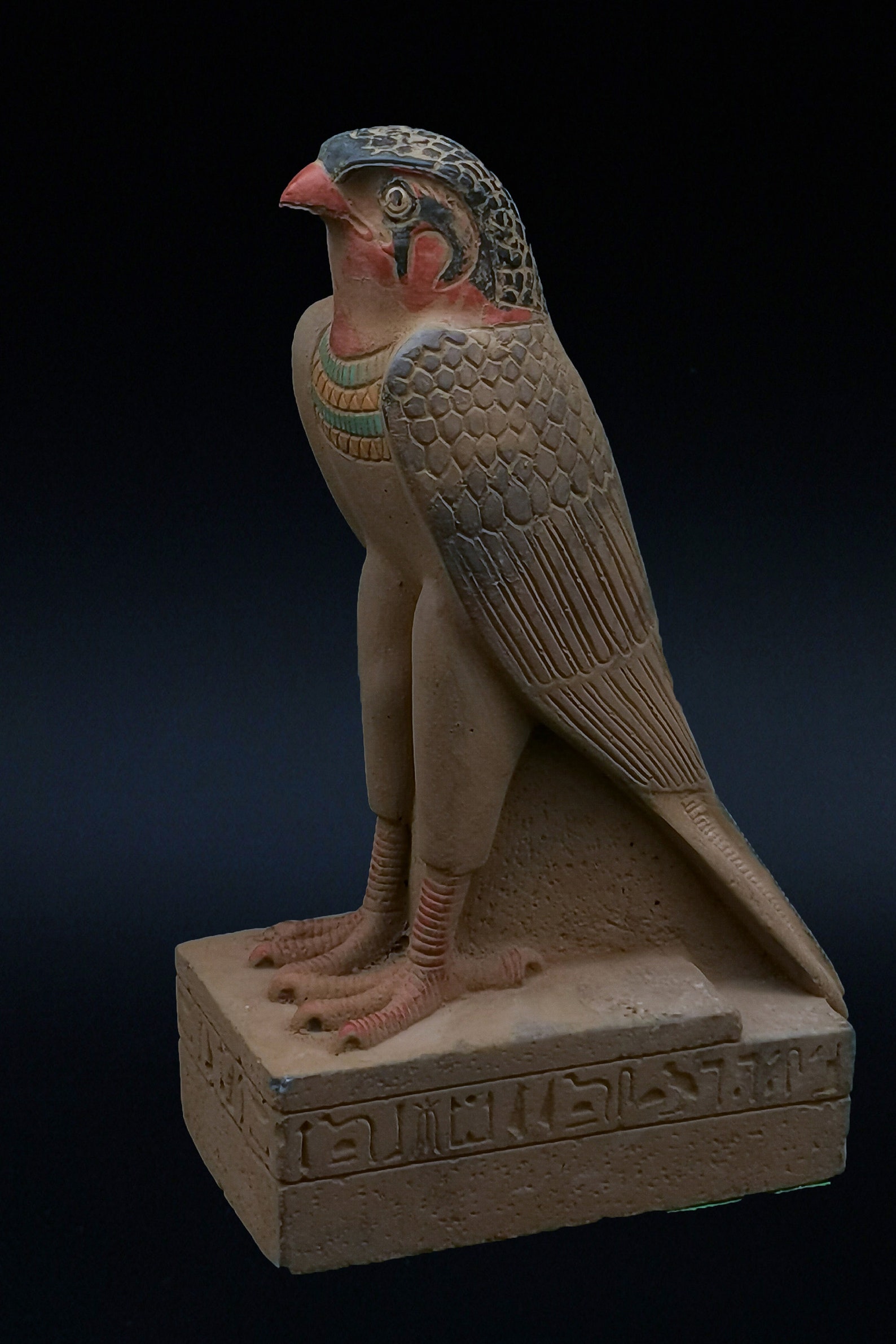 Faucon égyptien Oiseau Dieu Horus Statue grande pierre lourde - Etsy France