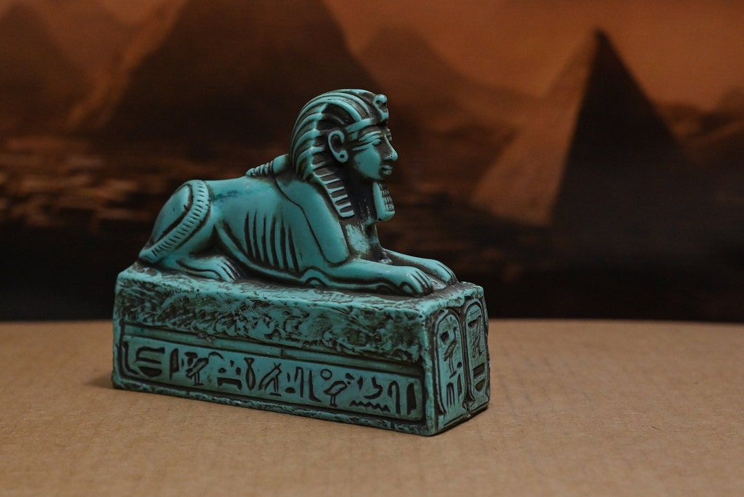 Unique Handmade Egyptian Statue of Sphinx Made in Egypt - Etsy