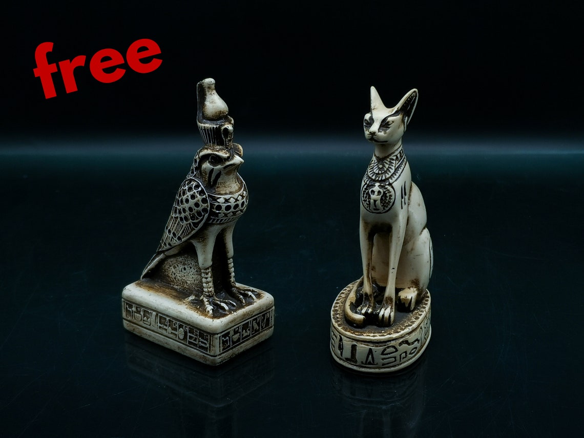 Unique Egyptian Art Seashell Box Handmade Wood Natural | Etsy