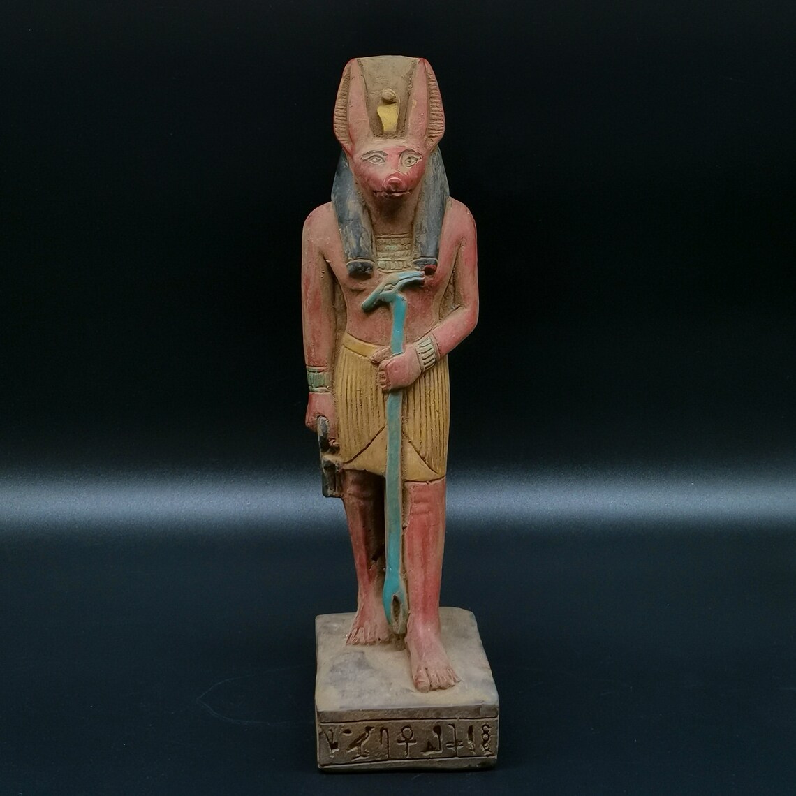 Egyptian Statue of God Anubis Standing Stone Made in Egypt | Etsy