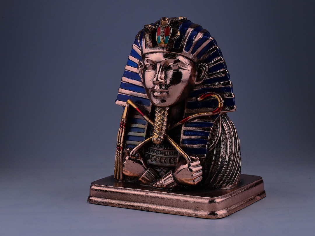 Unique Ancient Egyptian Statue of King Tutankhamun Head Statue Made in ...