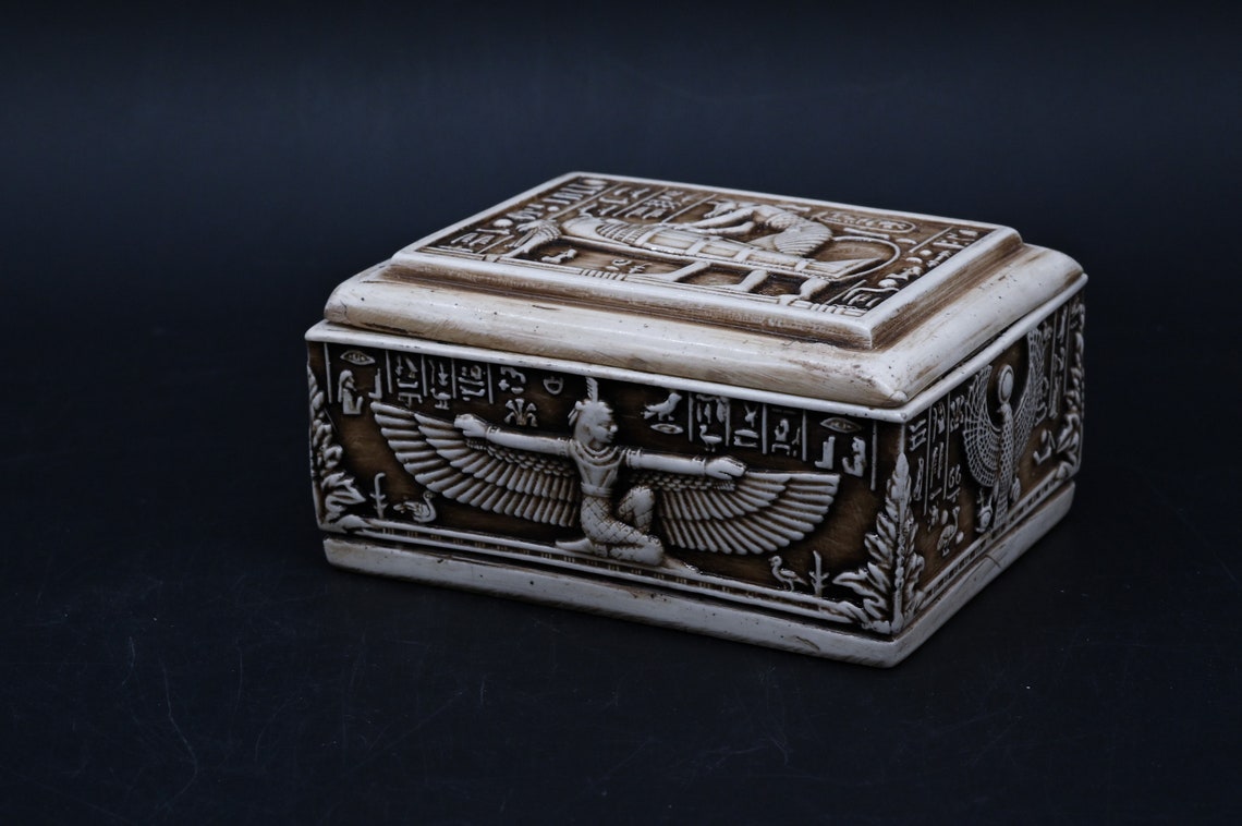 Unique Egyptian Art Box Decorative Pharaonic Anubis Made in Egypt - Etsy