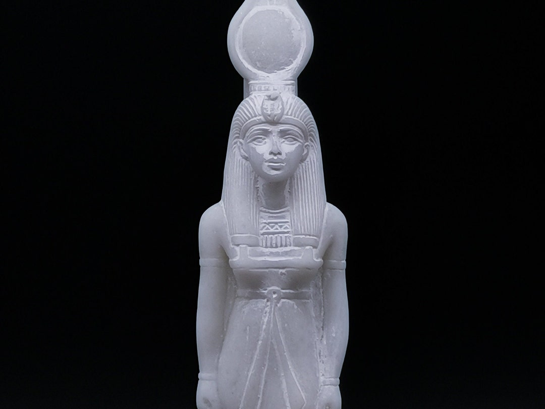 Egyptian Statue of Goddess Isis Heavy Stone Marble Stone Made in Egypt ...