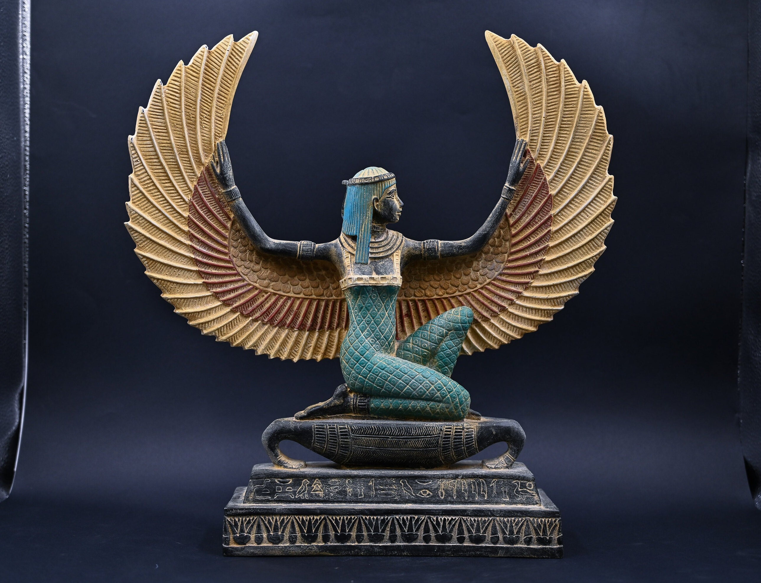 Isis - Egyptian Statue of Goddess of Love ( Isis ) Large and Heavy ...