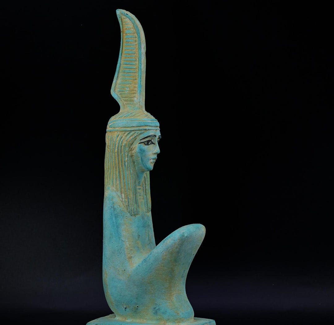 Egyptian Statue of Goddess Maat Goddess of Balance and Truth Made in ...