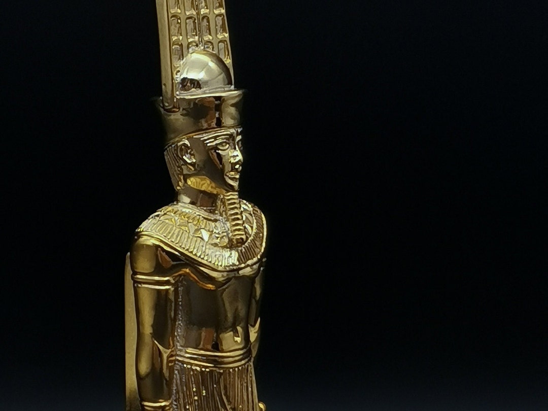 Unique Egyptian Statue of God Amun Ra GOLD Made in Egypt - Etsy