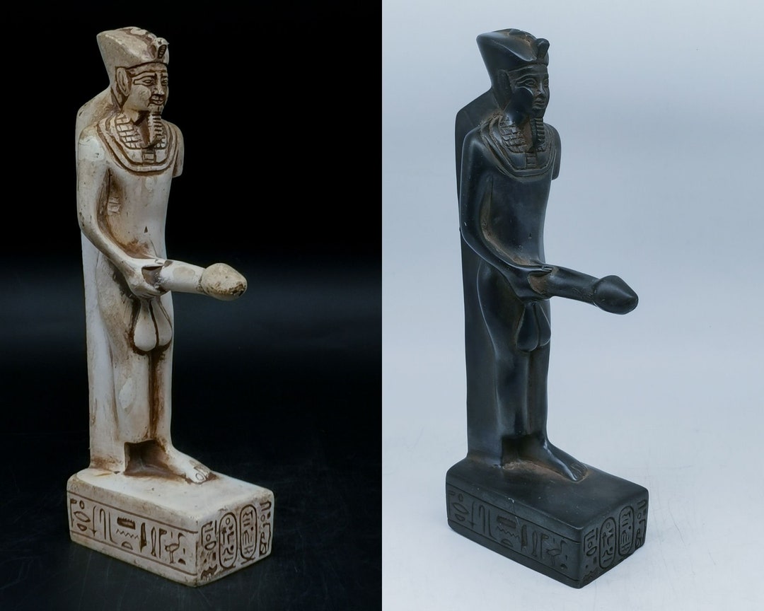 Egyptian Statue of God MIN God of Fertility Made in Egypt - Etsy