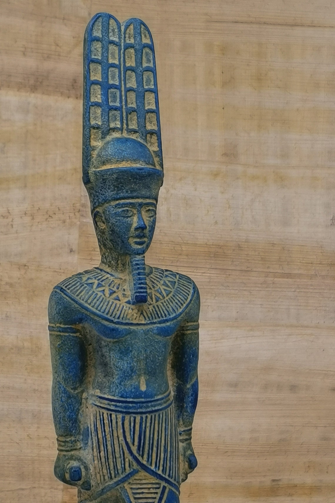 Egyptian Statue of God Amun Ra God of the Sun Wind and | Etsy