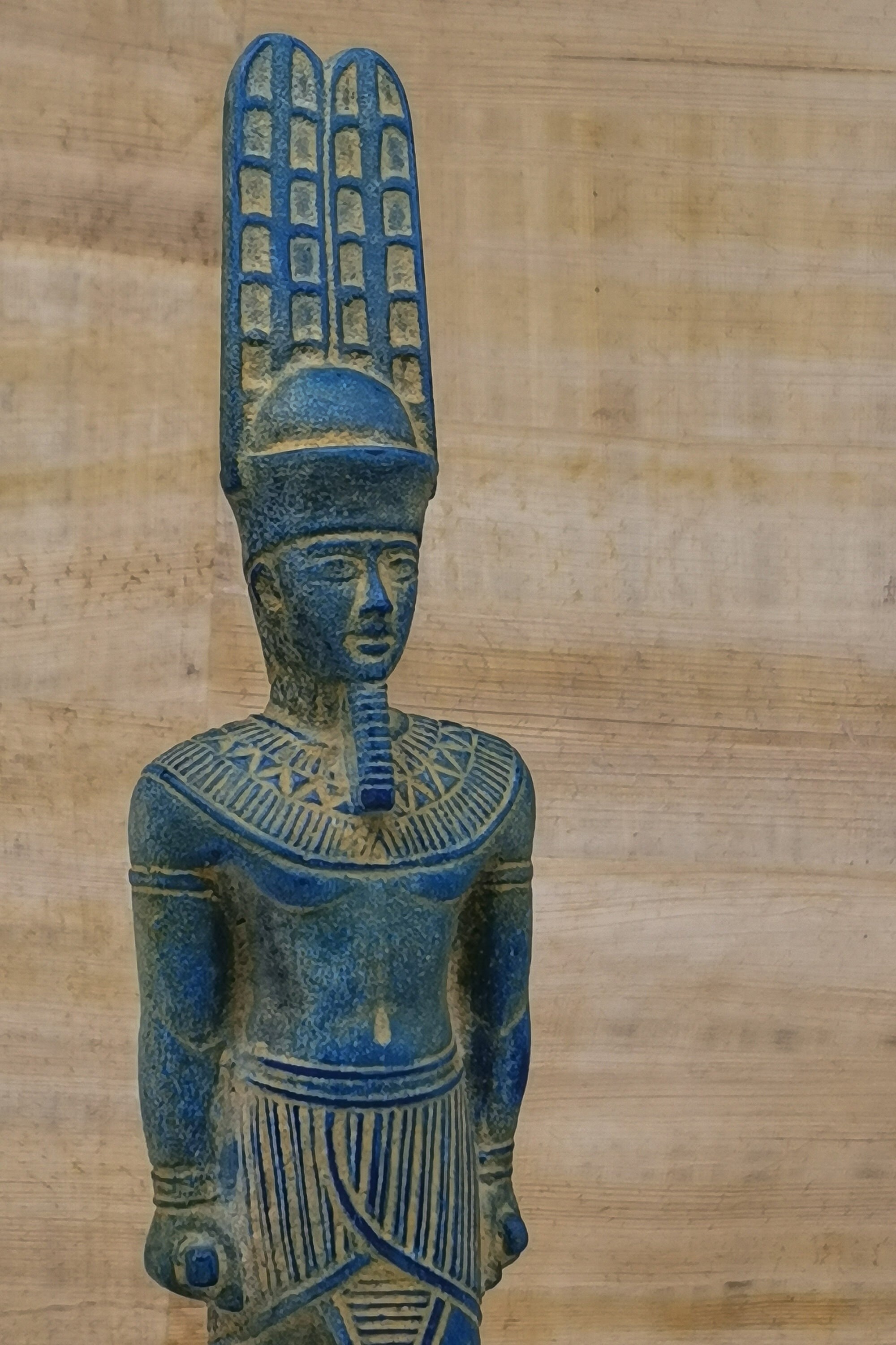 Egyptian Statue of God Amun Ra God of the Sun Wind and | Etsy