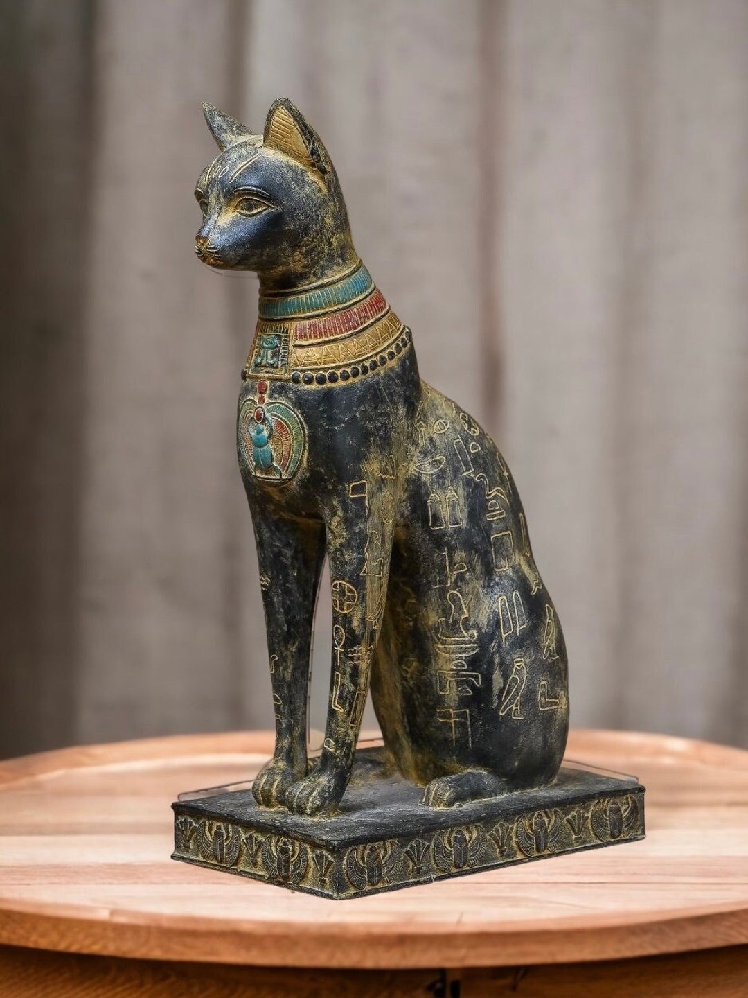 Bastet - Large Great Egyptian Statue of Goddess Bastet Cat the Home ...