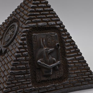 Pyramids Egyptian Art Pharaonic Inscriptions Black Made in Egypt - Etsy