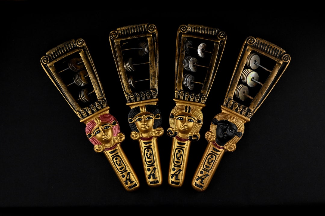 Egyptian Handmade Hathor Sistrum (musical Instrument) Replica From Her ...