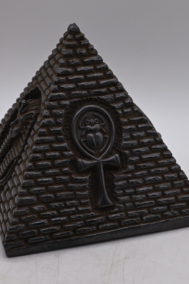Pyramids Egyptian Art Pharaonic Inscriptions Black Made in - Etsy