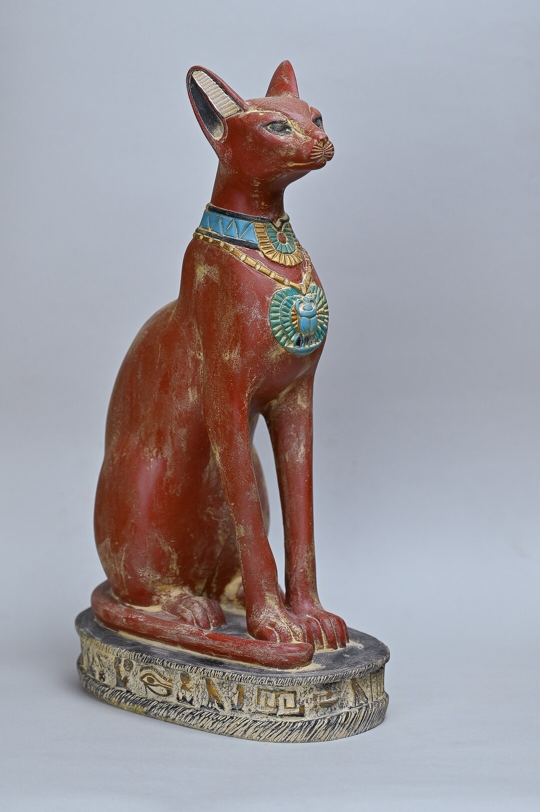 Bastet Large Great Egyptian Statue of Goddess Bastet Cat the Home ...