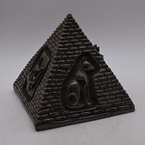 Pyramids Egyptian Art Pharaonic Inscriptions Black Made in Egypt - Etsy