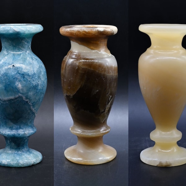 Egypt Alabaster Vase - Etsy