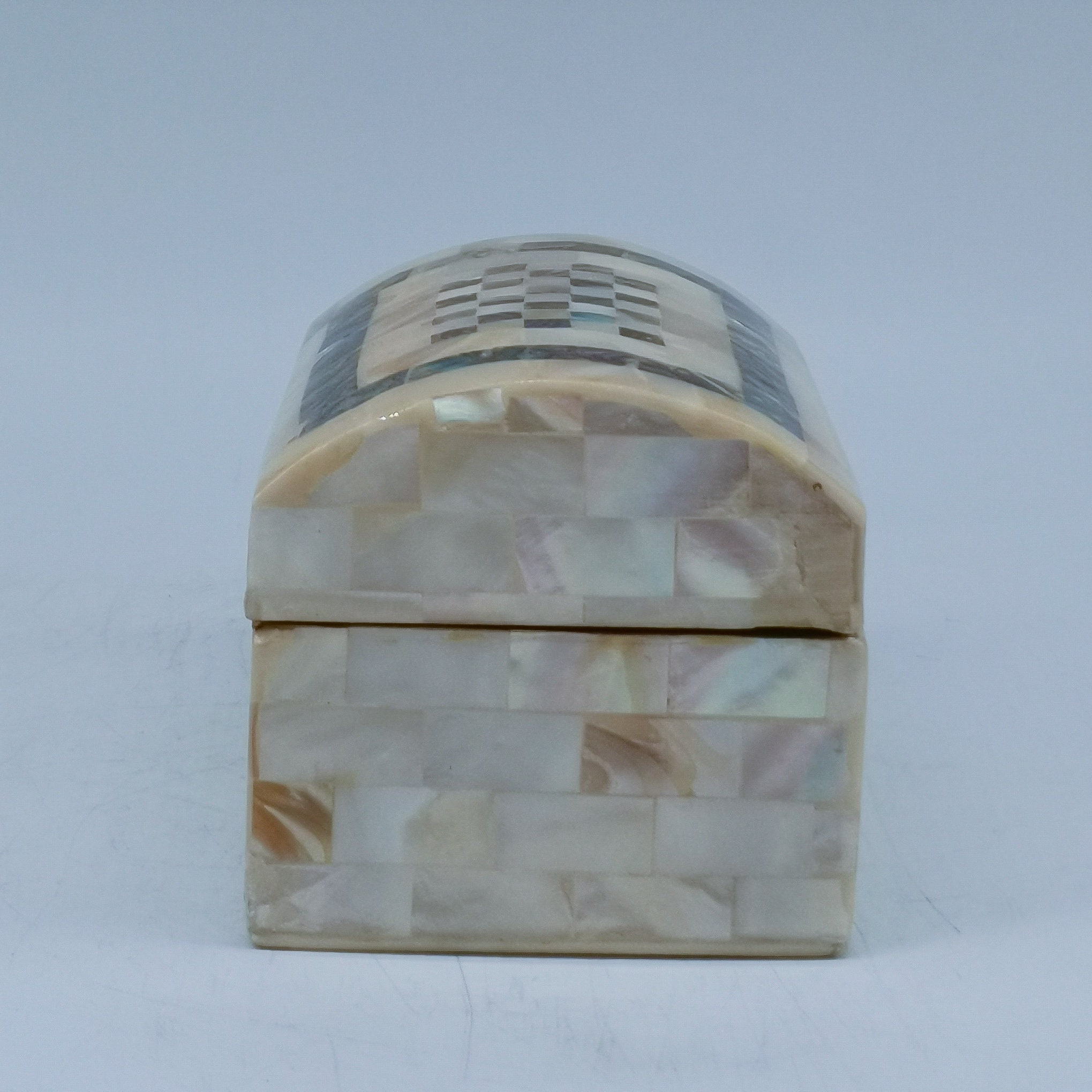 Unique Egyptian Art Seashell Box Handmade Wood Natural | Etsy