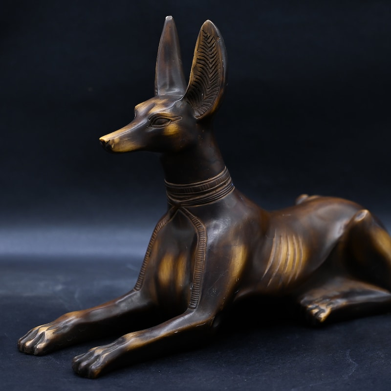 Egyptian Jackal Figurines - Etsy