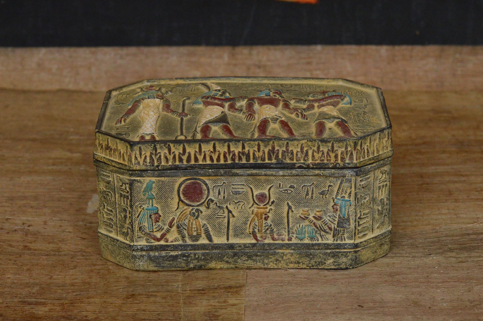 Egyptian Art Box Made of Ancient Natural Stone Made in Egypt - Etsy