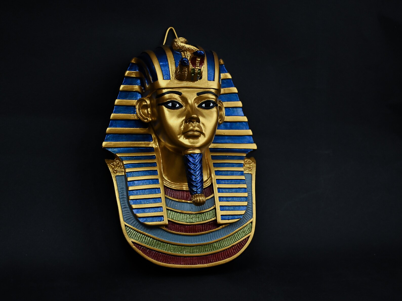 Unique Ancient Egyptian King Tutankhamun Hand Painted Heavy - Etsy