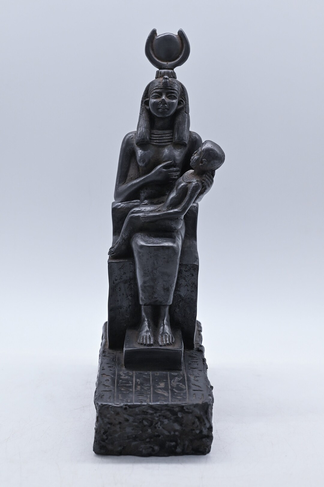 Egyptian Art Goddess Isis Breastfeeding Baby Horus Made in Egypt - Etsy
