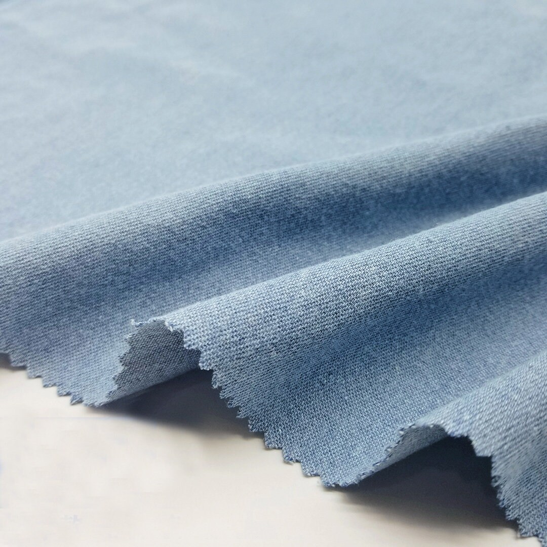 Washed Denim Fabric Cotton Denim Fabric Denim Fabric - Etsy