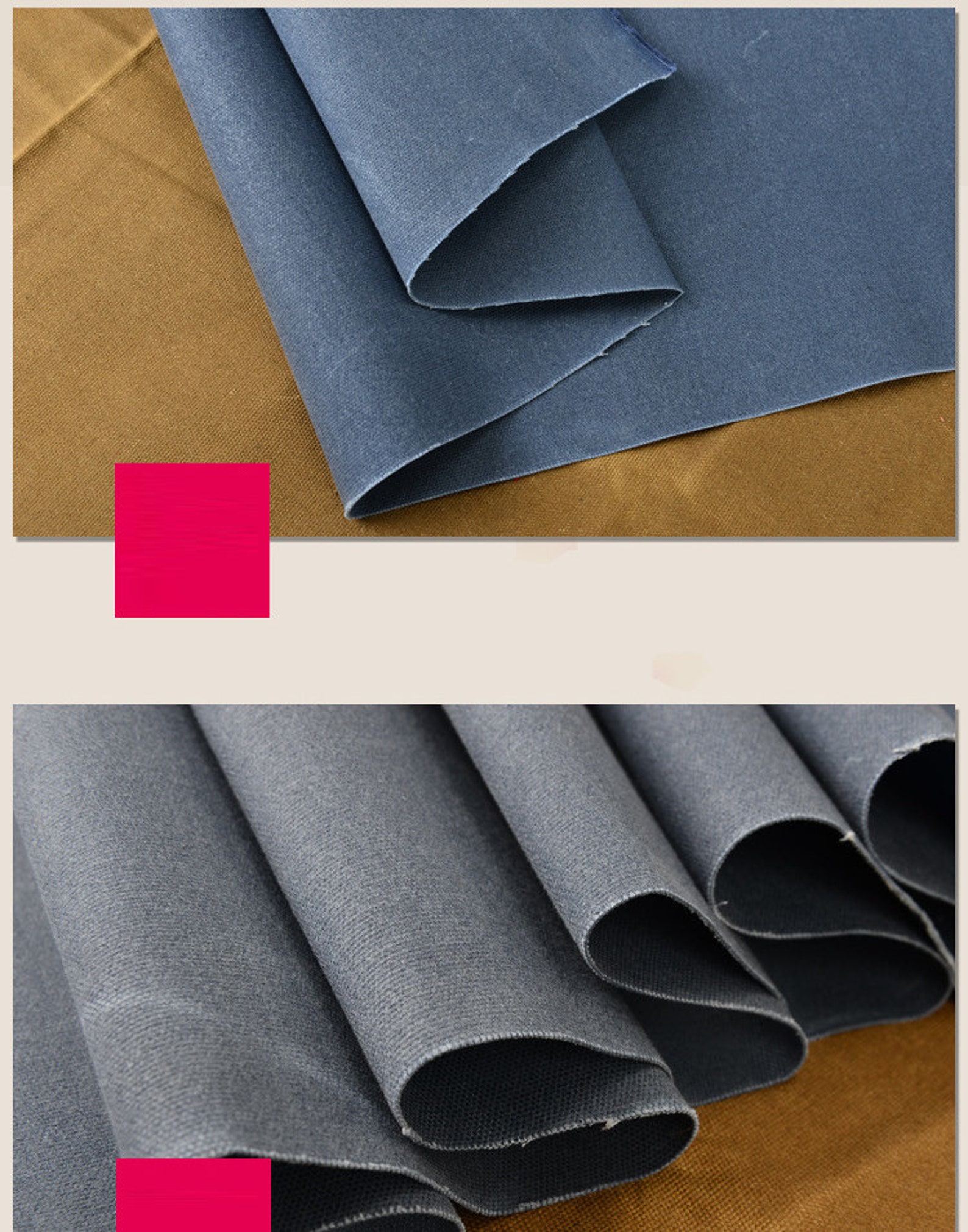 16 Oz Waxed Canvas Fabric, Hand Waxed Cotton Canvas Fabric, Hard ...