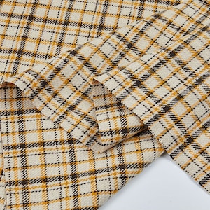 Plaid Woolen Fabric, Faux Wool Fabric, Coat Fabric, Flannelette Fabric ...