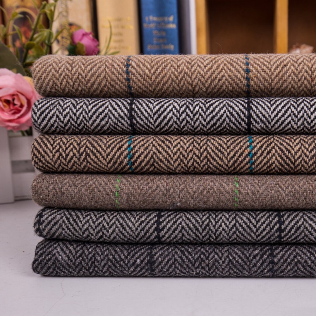 Faux Wool Fabric, Vintage Wool Fabric, Coat Fabric, Winter Fabric ...