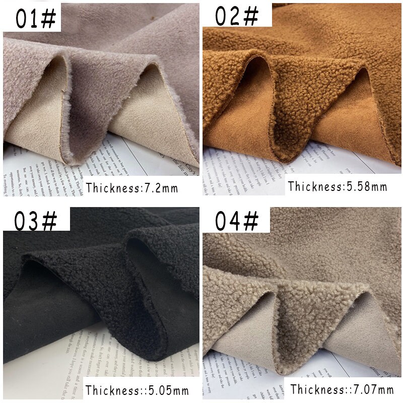 Heavy Suede Fabric Faux Suede Fabric Lamb Faux Fur Fabric - Etsy