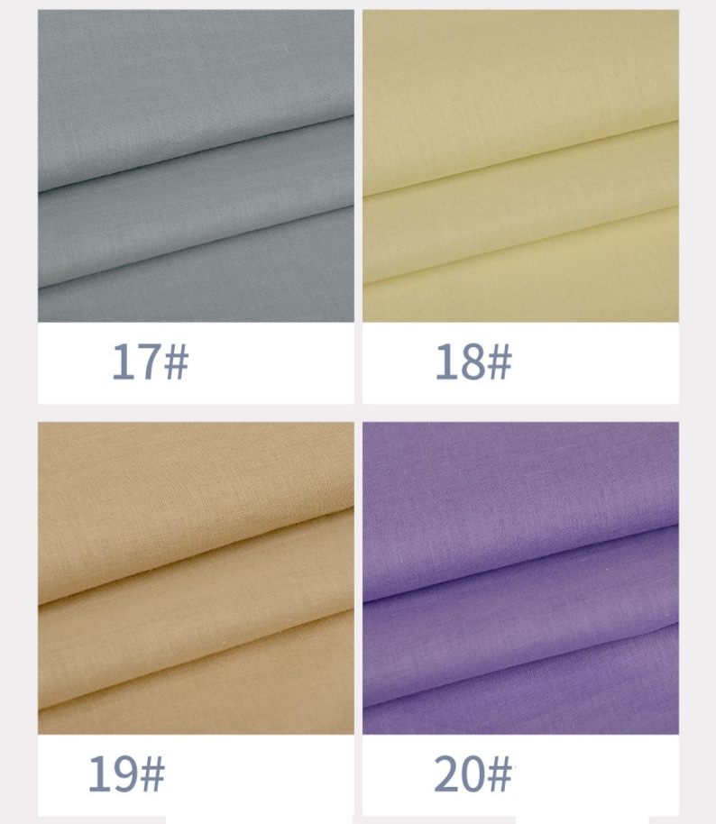 Cotton Lining Fabric Pure Cotton Lining Thin Soft Lining | Etsy