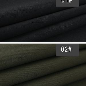 Washed Cotton Fabric, Twill Fabric, 100% Cotton Fabric, Thick Cotton ...