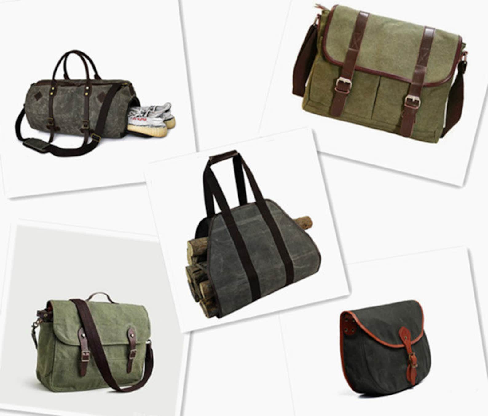 16 Oz Waxed Canvas Fabric, Hand Waxed Cotton Canvas Fabric, Hard ...