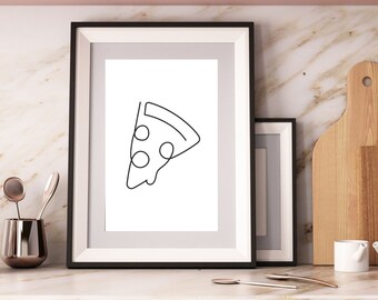 Abstract Pizza Art - Etsy