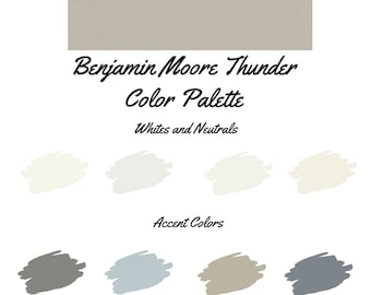 Thunder Benjamin Moore Whole Home Color Palette - Interior Paint ...