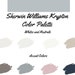 Krypton by Sherwin Williams Whole Home Color Palette - Interior Paint ...