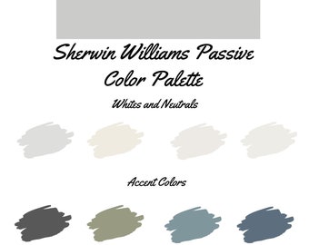 Sherwin Williams PASSIVE Interior Paint, Passive Grey Paint, Home Paint ...