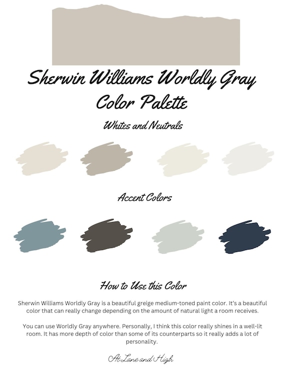 Sherwin Williams Worldly Gray