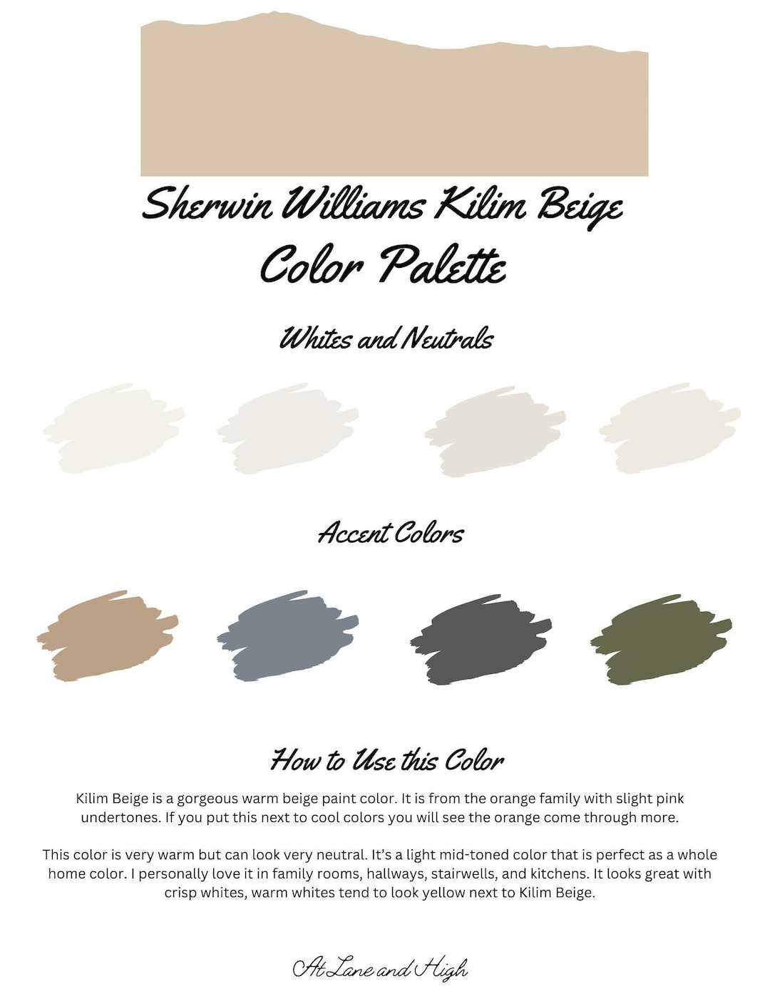 Kilim Beige by Sherwin Williams Whole Home Color Palette - Interior ...